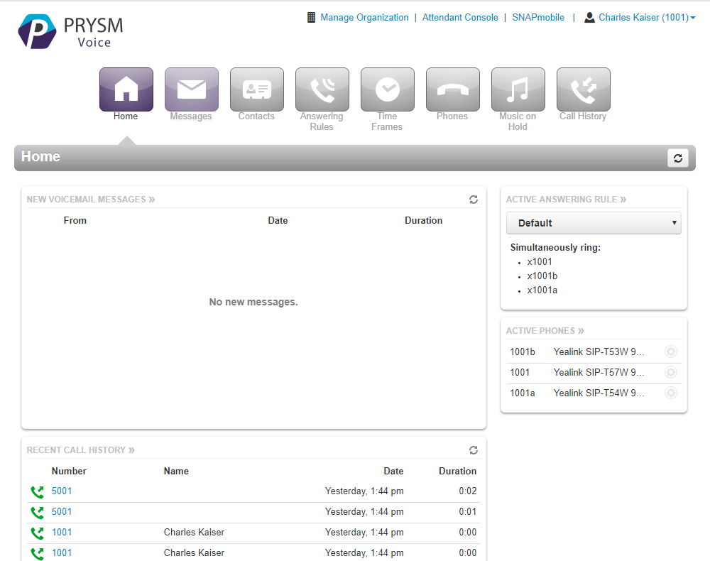 Manager Portal – Prysm Voice Knowledgebase